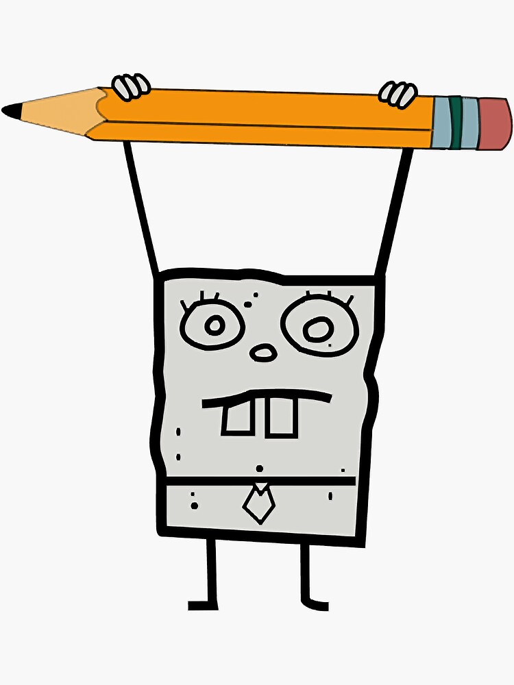 "Spongebob Doodlebob " Sticker by hammejjshontsj | Redbubble