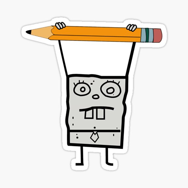 "Spongebob Doodlebob " Sticker by hammejjshontsj | Redbubble