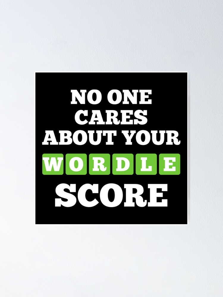 "Wordle Word Game" Poster by Milyutinfoma | Redbubble
