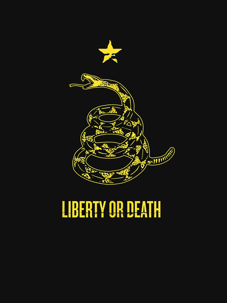 "Liberty or Death - American Flag Snake - 2nd Amendment Tank Top" T ...