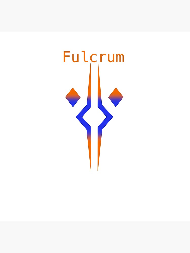 "Fulcrum Symbol" Poster for Sale by vballgurl9 | Redbubble