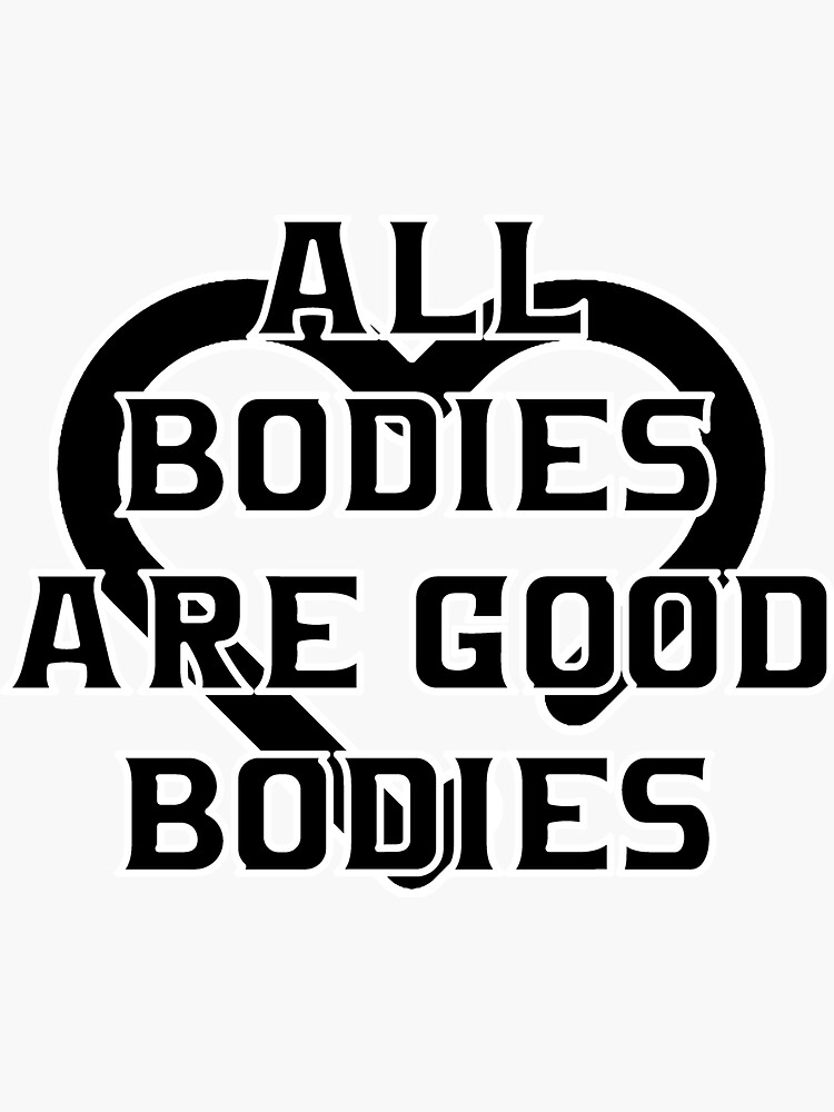 "Stop Body Shaming" Sticker by Lyafshop | Redbubble