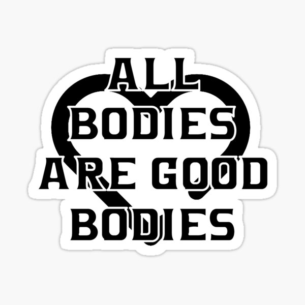 "Stop Body Shaming" Sticker by Lyafshop | Redbubble