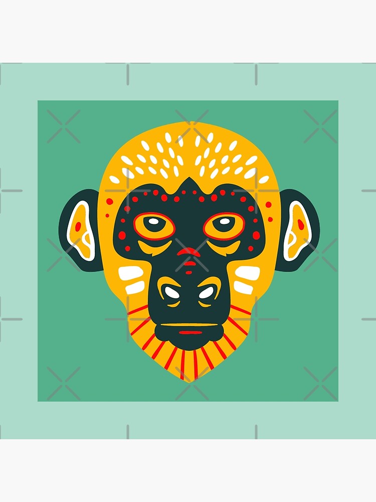 "monkey face" Poster for Sale by Cinemamu | Redbubble