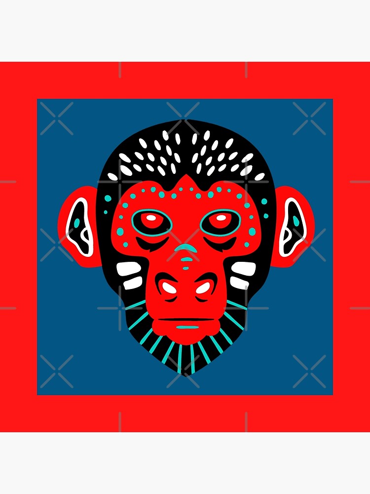 "monkey face" Poster by Cinemamu | Redbubble