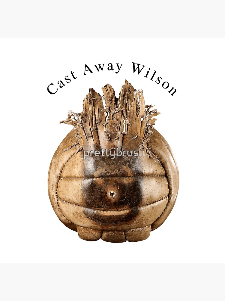 "Cast Away Wilson | Tom Hanks movie" Poster by prettybrush | Redbubble