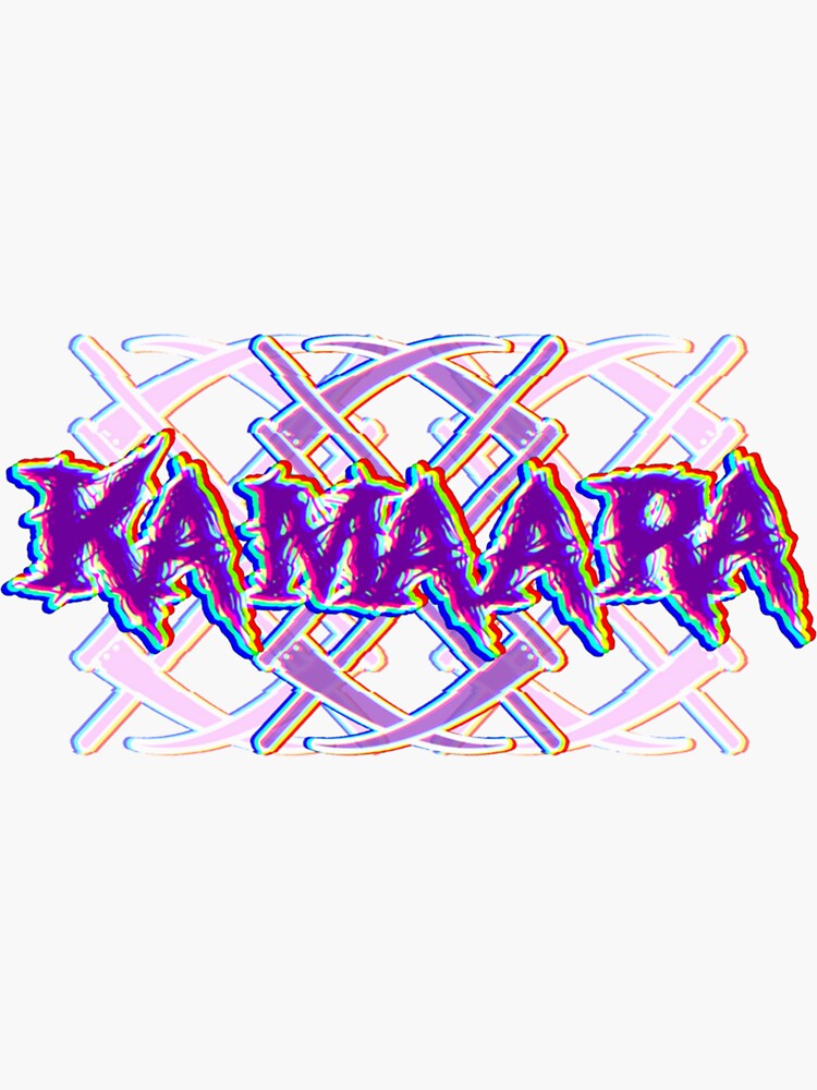 "KAMAARA (W SCYTHES)" Sticker by Crystalombs | Redbubble