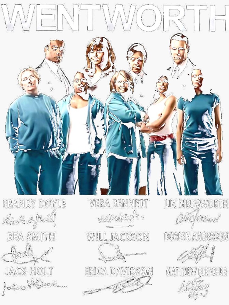 "WENTWORTH " Sticker by Buybazingas | Redbubble