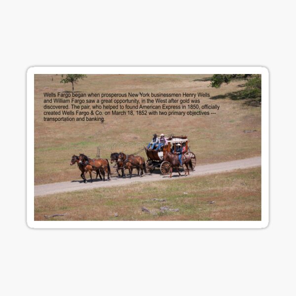 "Stagecoach Art" Sticker for Sale by Alicefish | Redbubble