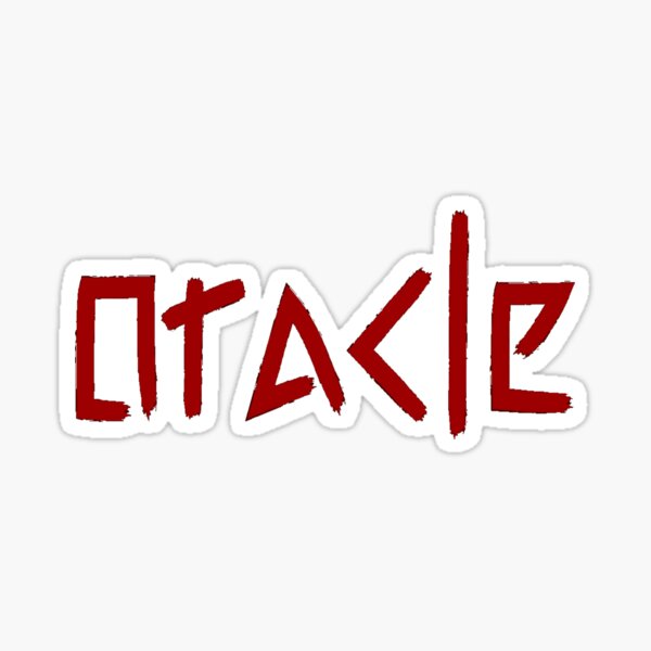 "oracle logo" Sticker for Sale by T-shirtino2022 | Redbubble