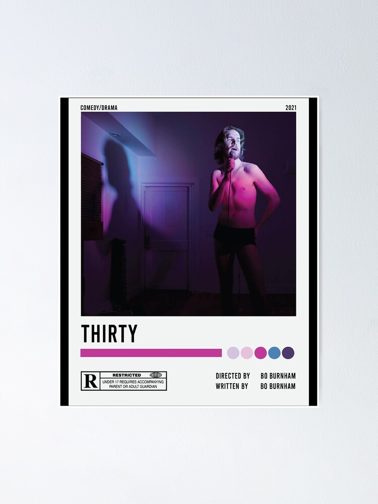 "Birthday Team Bo Burnham Inside Thirty 30 Poster The Great Retro ...