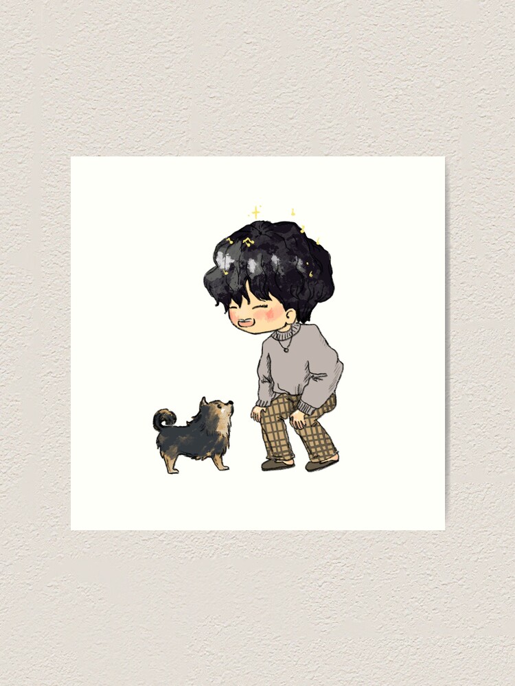 "Copy of Taehyung chibi V Yeontan dancer K-pop singer BTS Korean music ...