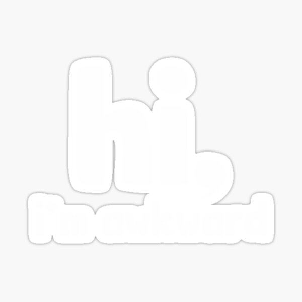 "Hi Im Awkward" Sticker by AlbanHoxha | Redbubble