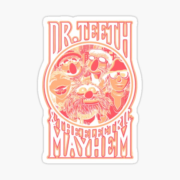 "Dr. Teeth" Sticker by THOMPSONSc | Redbubble