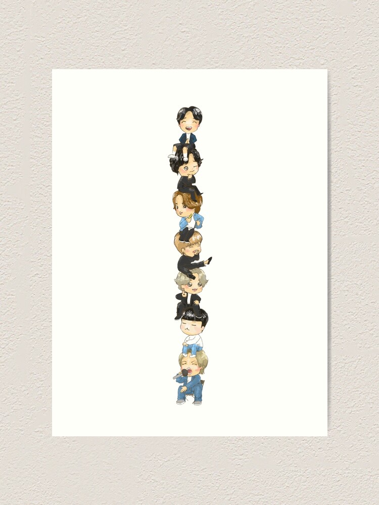 "Chi I stile dancer K-pop singer BTS Korean music cute CHIBI " Art ...