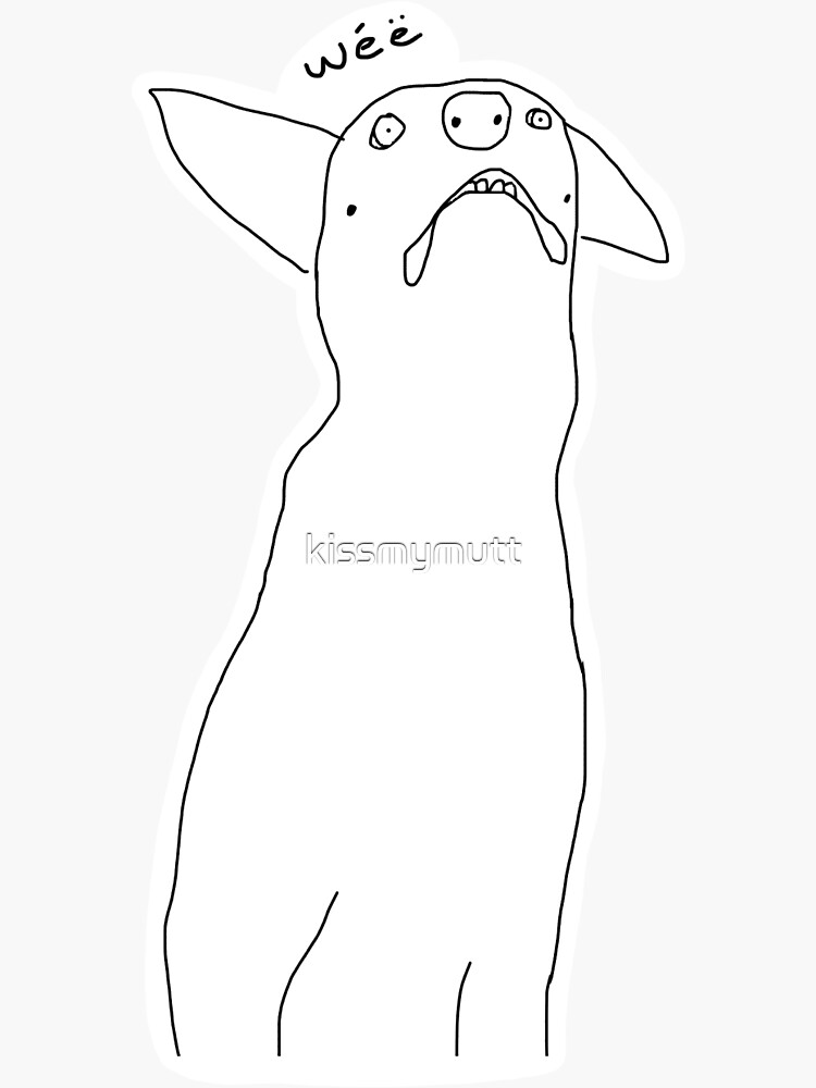 "The Wee" Sticker for Sale by kissmymutt | Redbubble