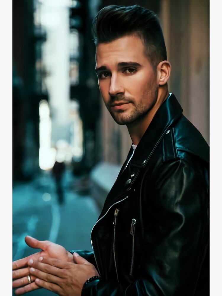 "James Aesthetic Poster" Sticker by VictJohnson | Redbubble