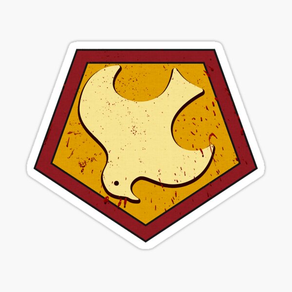 "Peacemaker Emblem" Sticker by HAESINGVHV | Redbubble