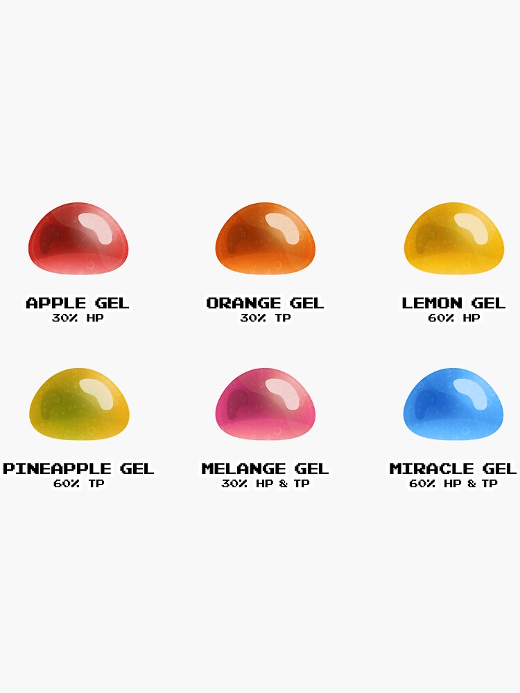 "Tales of Gels" Sticker for Sale by amandartwork | Redbubble