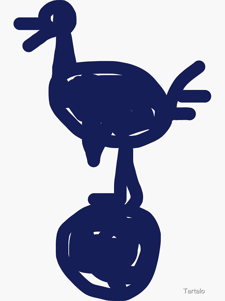 "Funny Tottenham club badge" Sticker by Tartalo | Redbubble