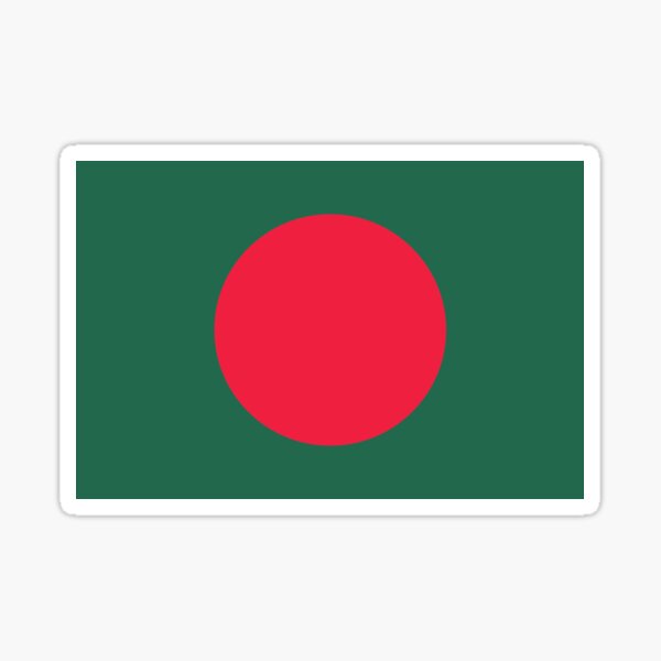 "Bangladesh Flag" Sticker by Javaland | Redbubble