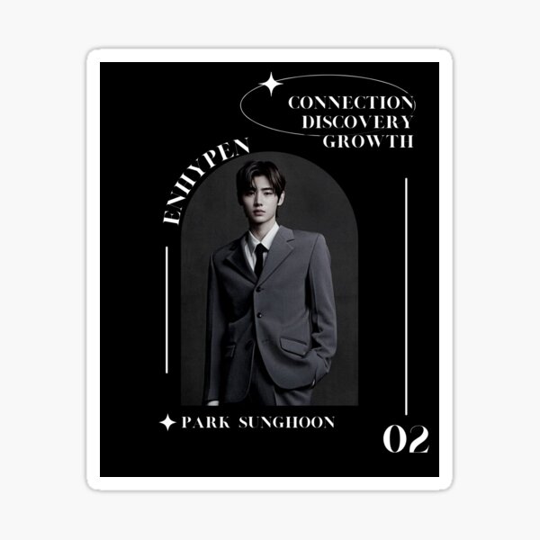 "Enhypen Sunghoon" Sticker by louf95 | Redbubble