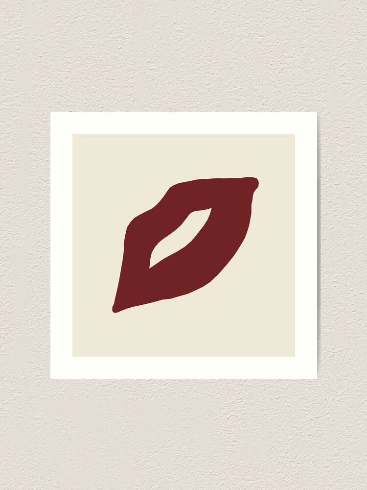"kiss logo" Art Print for Sale by wimerdesign | Redbubble