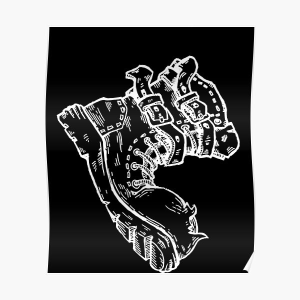 "Punk Rock Boot" Poster for Sale by MephisDeLight | Redbubble