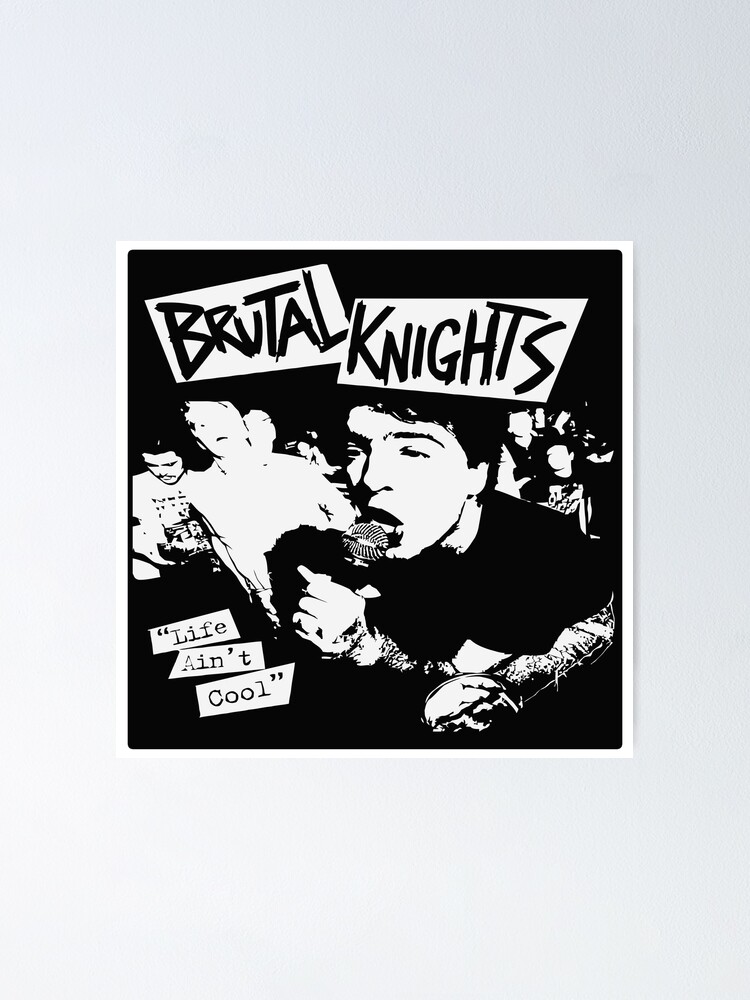 "Brutal Knight Punk Rock Band" Poster for Sale by punkyopunk | Redbubble