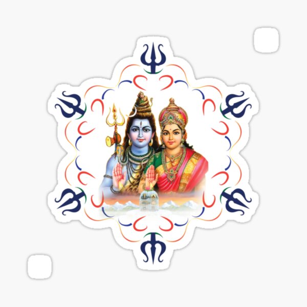 "Parvati Maha Shivaratri Ganesha" Sticker by Digitalfred | Redbubble