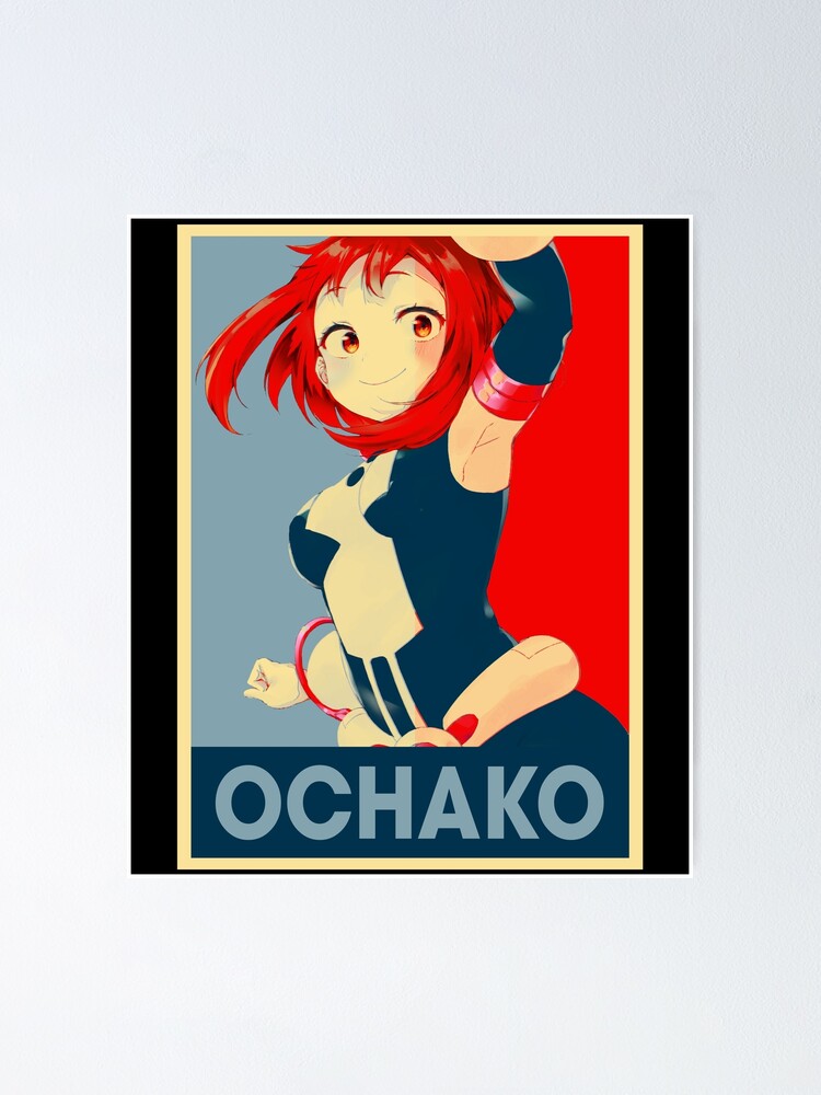 "My Heros Design Academias Manga - OCHAKO" Poster for Sale by ...