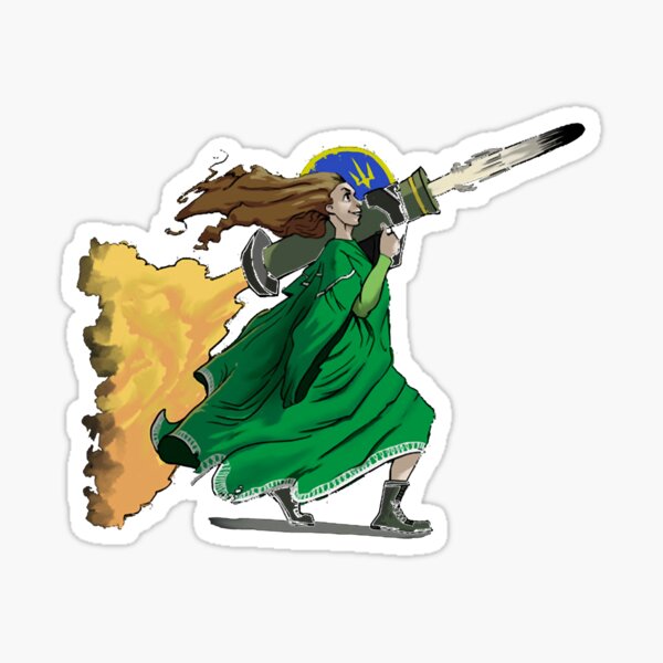 "Saint Javelin Classic" Sticker by Joni23414 | Redbubble