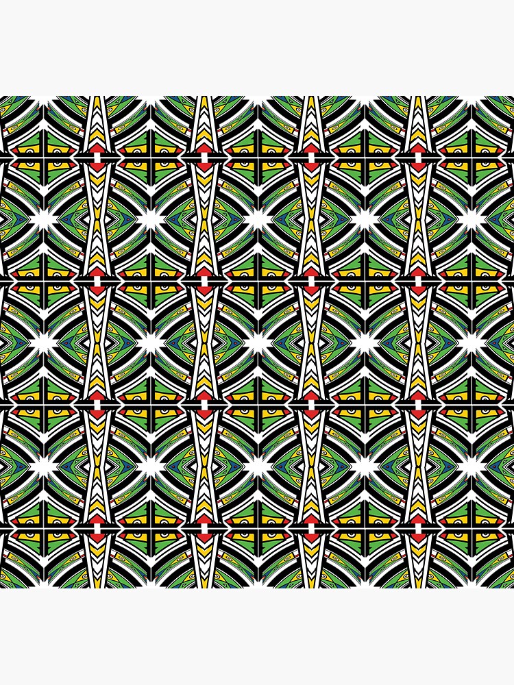"Africa the Diamond geometric shapes" Sticker by NdisoDesigns | Redbubble