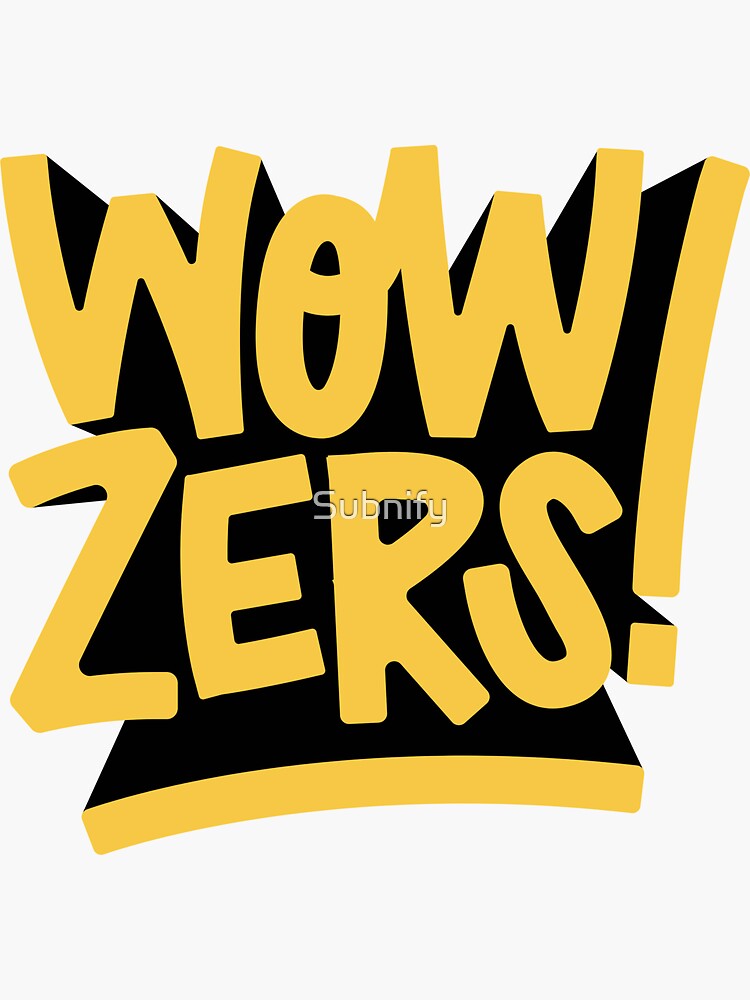 "Wowzers" Sticker by Subnify | Redbubble