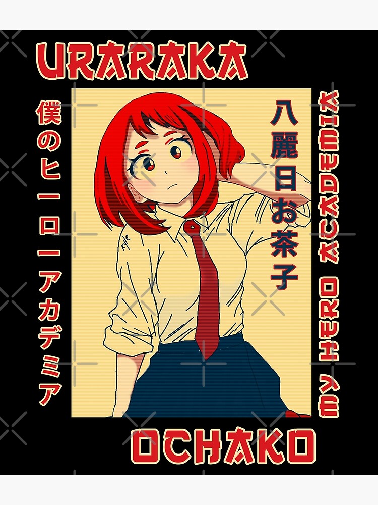 "Awesome URARAKA My Heros Cartoons Academias OCHAKO" Poster by ...