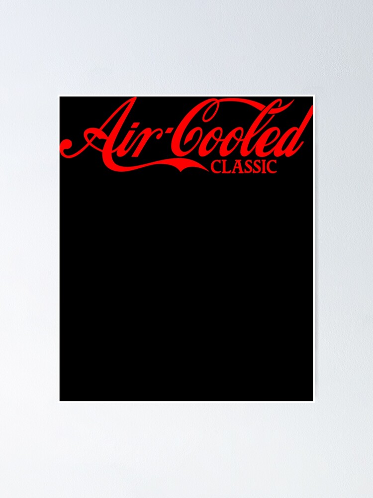 "Air Cooled Classic Logo Coca cola inspired Vintage" Poster for Sale by kionademika16 | Redbubble