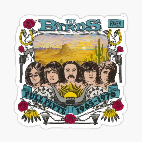 "The Byrds" Sticker for Sale by FaivreArt | Redbubble