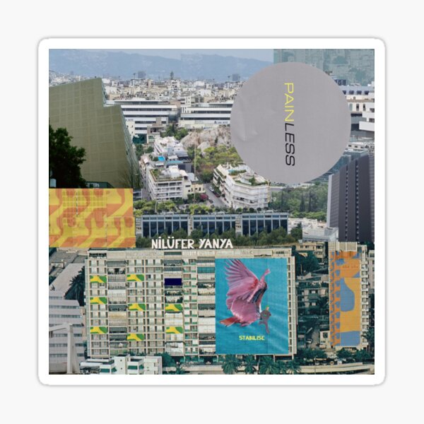 "Nilüfer Yanya PAINLESS" Sticker by maura-hooper | Redbubble