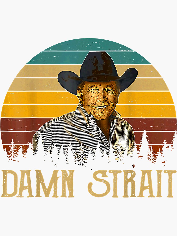 "Graphic Damn Strait" Sticker for Sale by angelineraki | Redbubble