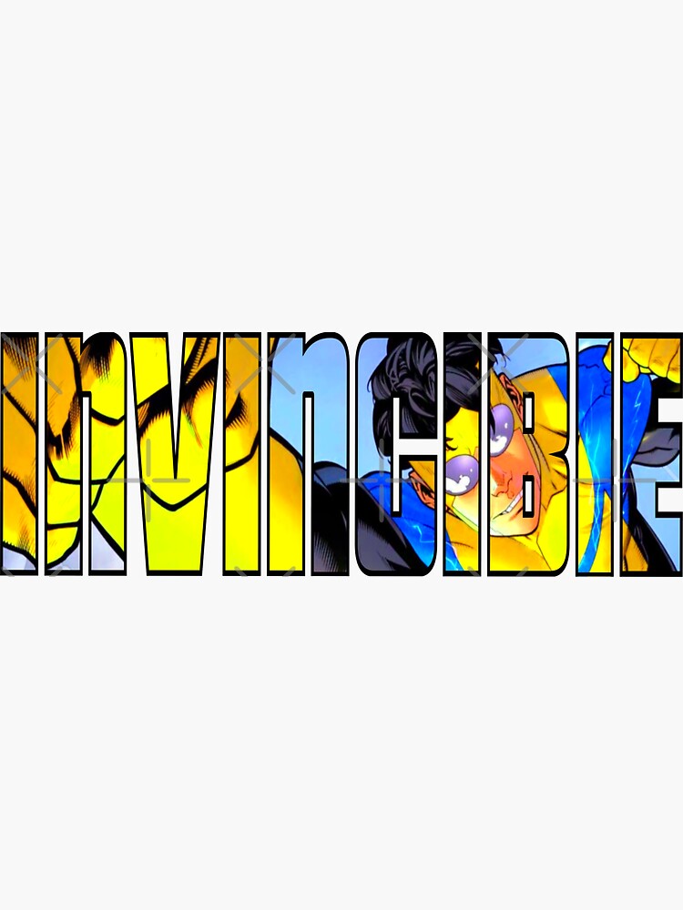 " invincible comic design" Sticker for Sale by Qwerty112 | Redbubble