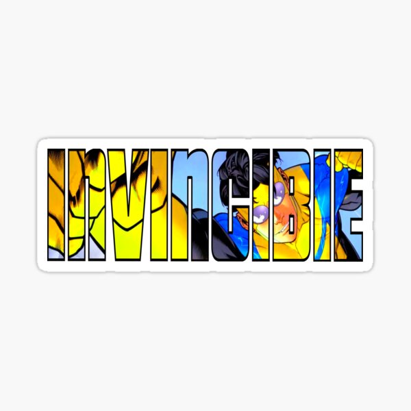 " invincible comic design" Sticker for Sale by Qwerty112 | Redbubble