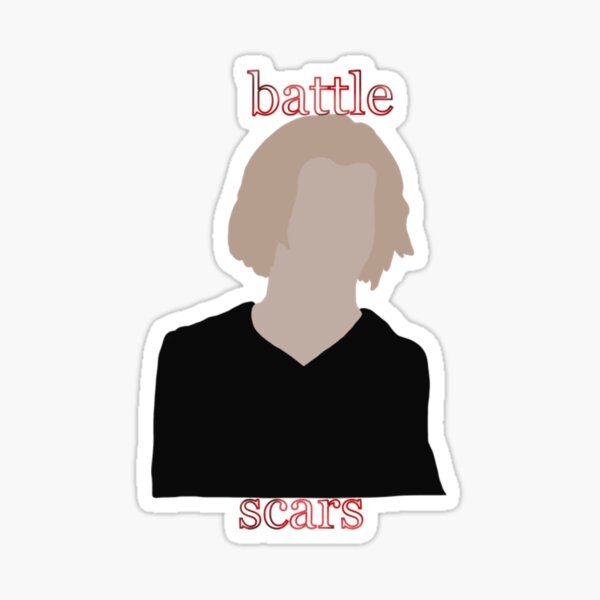 "Jasper Hale Battle Scars " Sticker by ngbluedesig | Redbubble