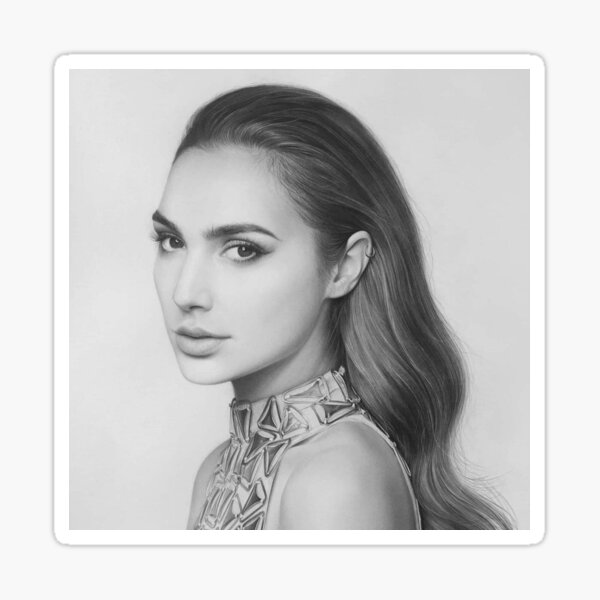 Gal Gadot Hot Photo Sticker By Jayantsor Redbubble