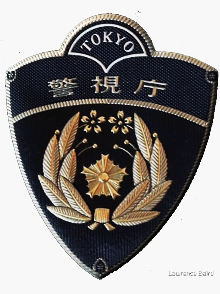 "Tokyo Police" Sticker for Sale by lawrencebaird | Redbubble