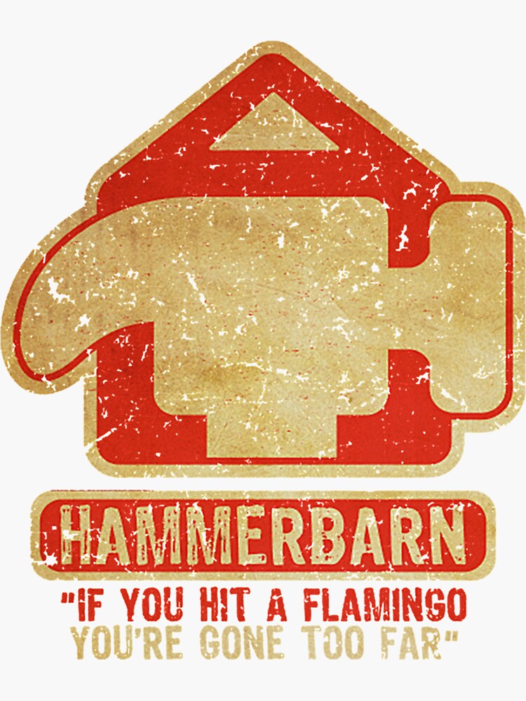 "Vintage Hammerbarn " Sticker for Sale by Daiwsoiwaoaoisi | Redbubble