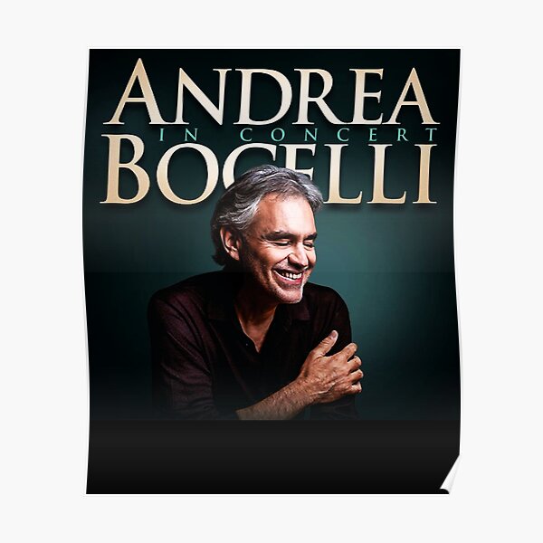 "Day Gift Best Tour Singer Man Andrea Bocelli Best Selling Graphic For ...