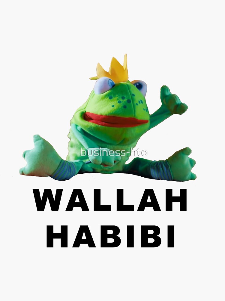"Wallah Habibi" Sticker for Sale by business-hto | Redbubble