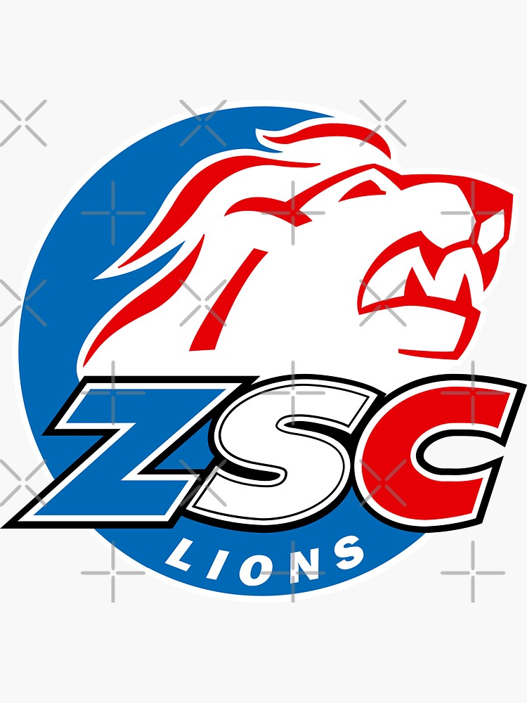"ZSC Lions Swiss Ice Hockey Sports Fans Zürich Schweiz" Sticker von el ...