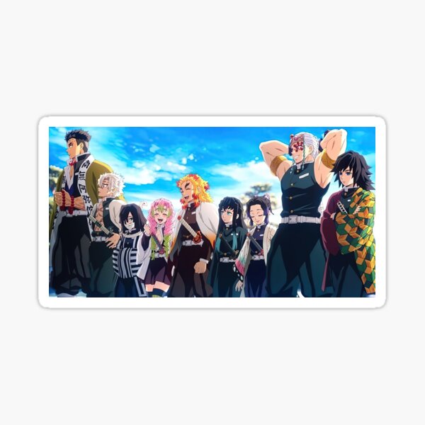 "Hashira - Demon Slayer Kimetsu No Yaiba" Sticker for Sale by ...