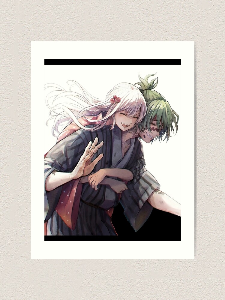 "Demon Slayer - Upper Rank 6 And Gyutaro Upper Rank 6 Daki" Art Print ...